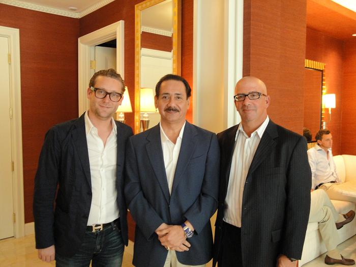 Romain Jerome Executives and Pete Moreno from Exclusive Timepieces ...