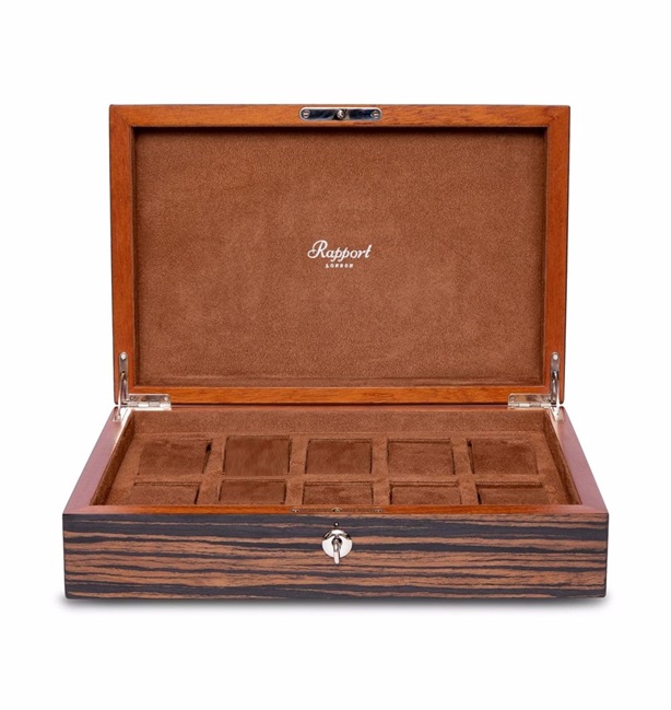 Rapport Wood Watch Collector Case 10 Watches – Exclusive Timepieces